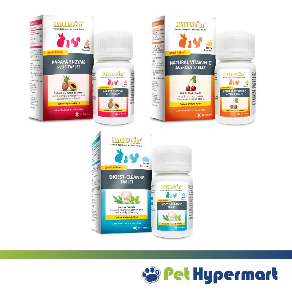 Natural Pet Supplement for Small Animal Hamster | Rabbit | Ferret ...